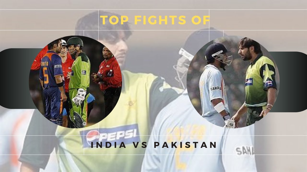 India Vs Pakistan | Cricket Fight Moments - YouTube