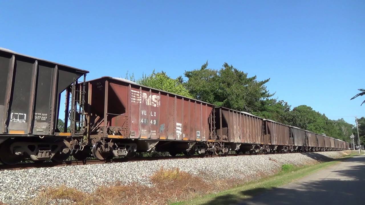 C&A 2158 (EMD GP7u Ex ATSF) leads Rock Train south - YouTube
