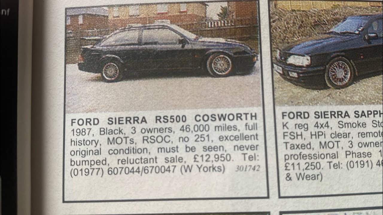 Sierra Rs500 bargain £13k ! and much more in these 1997 Uk used car ...