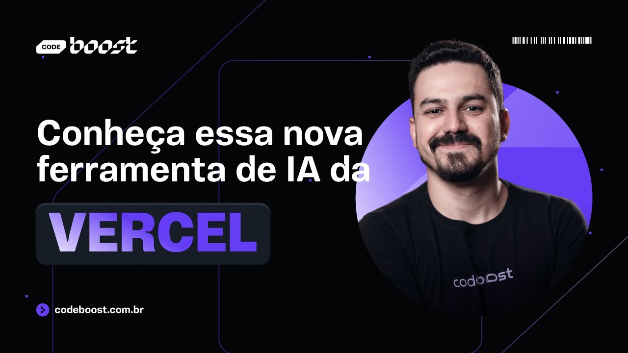 CONHEÇA essa nova ferramenta INCRÍVEL da Vercel de IA que vai te ajudar ...