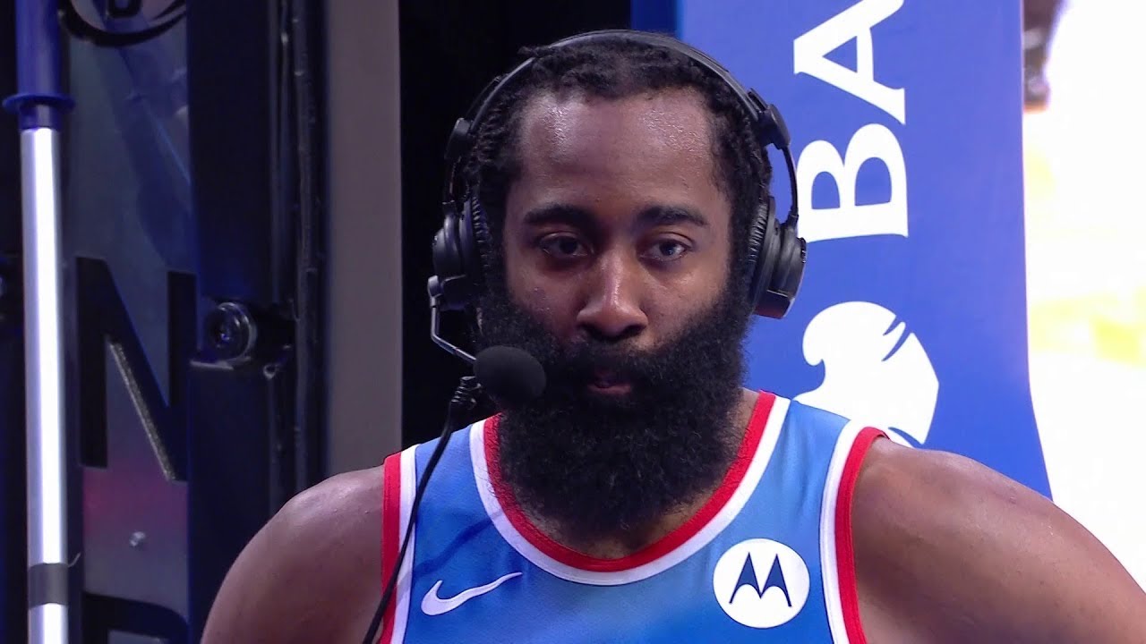 James Harden talks Nets debut | Post-game interview - YouTube