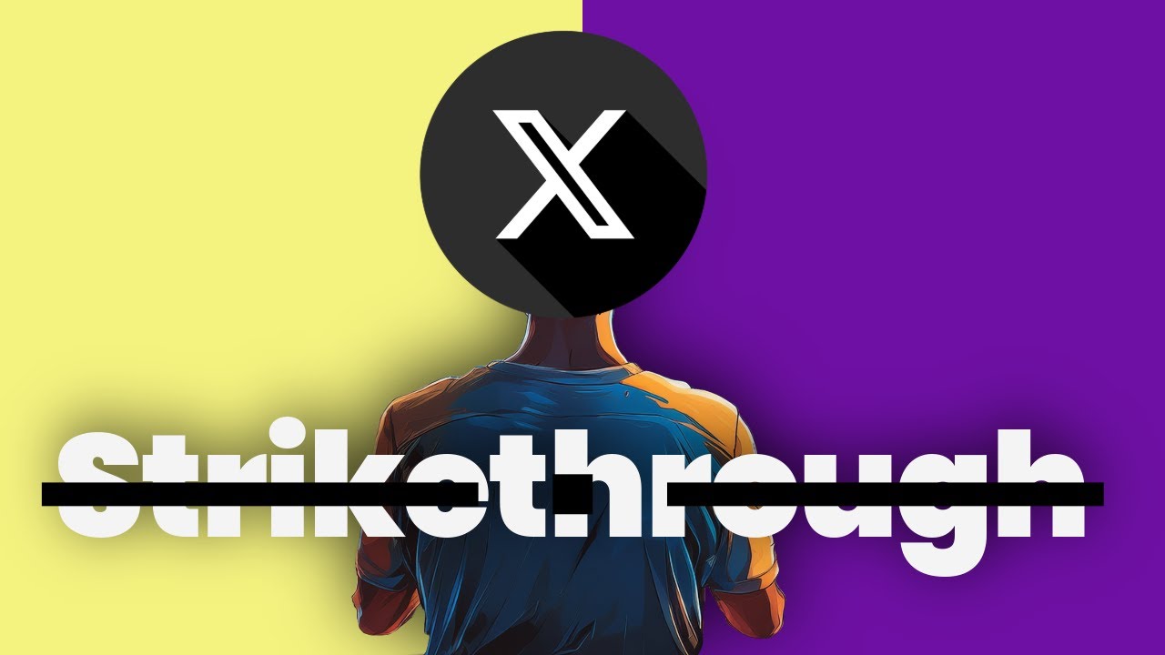 How to Post Strikethrough Text on X - YouTube