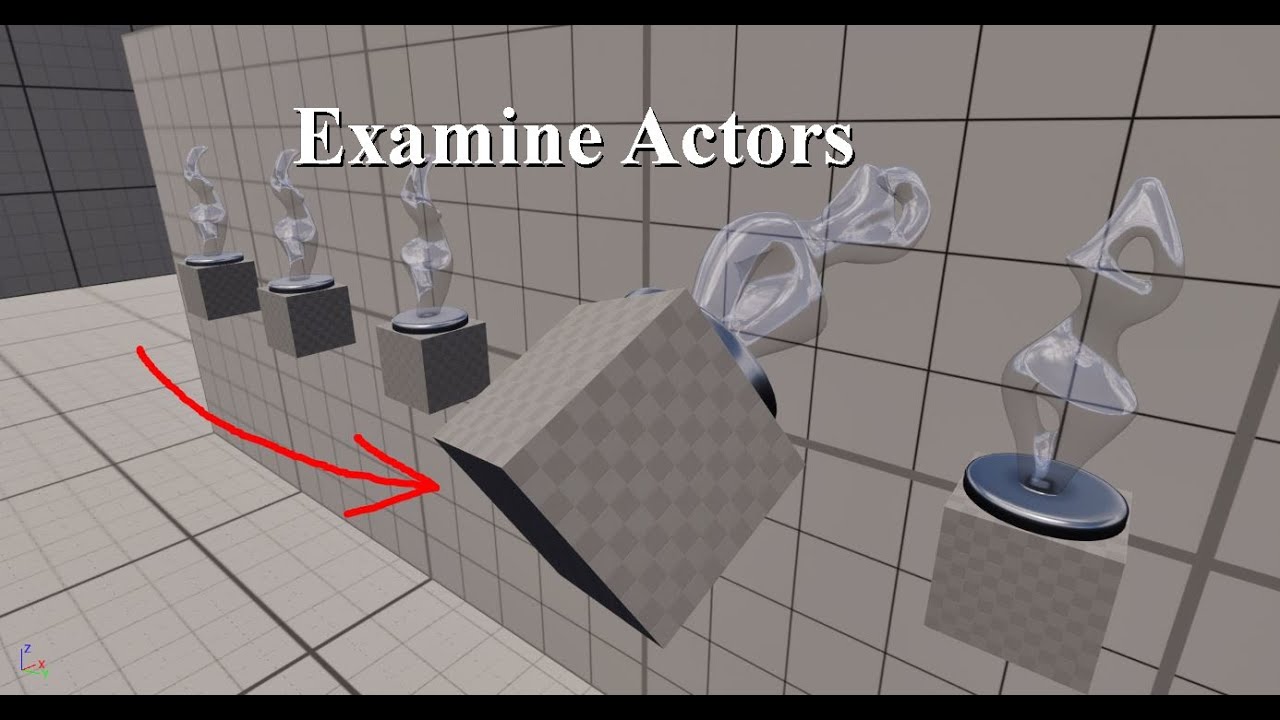 How To Examine Actors in UE 5 - YouTube