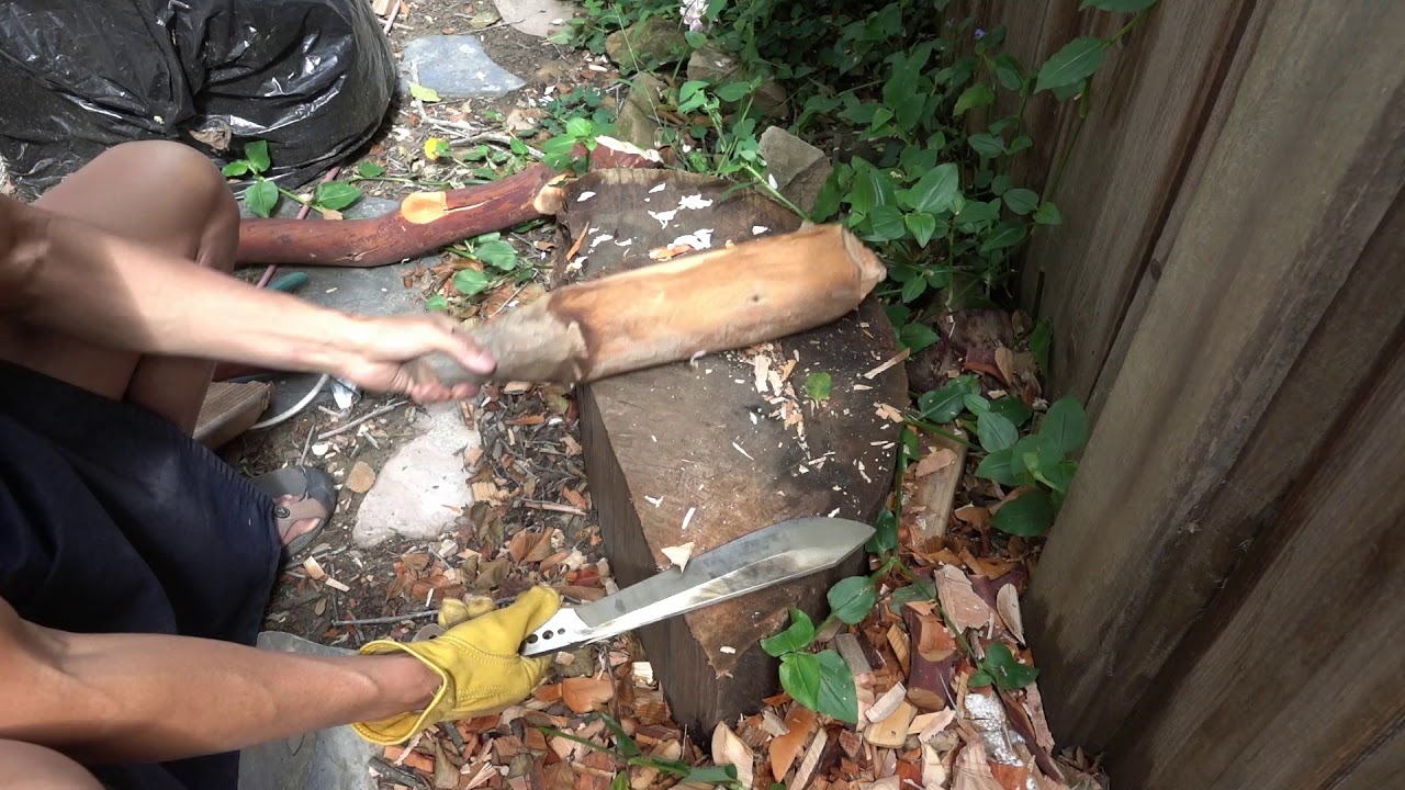 BCMW 52100 63rc bolo chopper - normal chopping test - YouTube