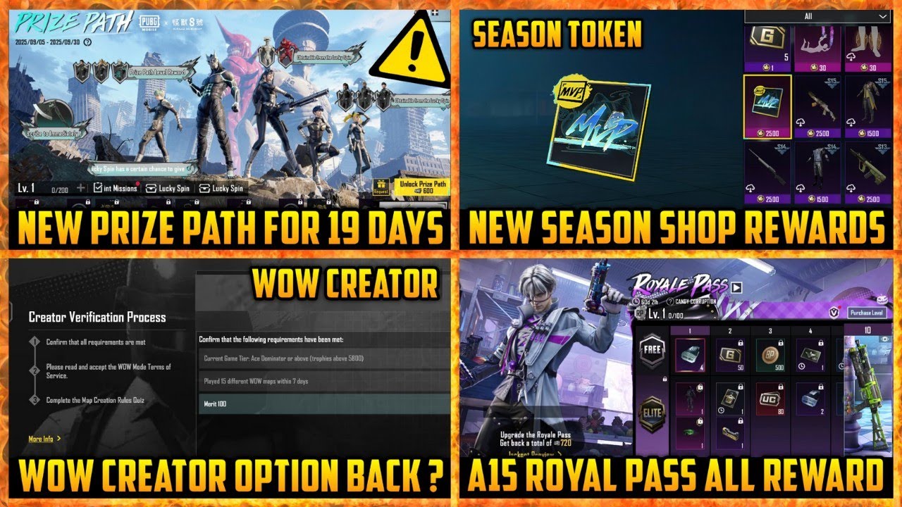 🔴 Prize Path in BGMI For 19 Days Only ? | New 4.0 Update | A15 Royal ...