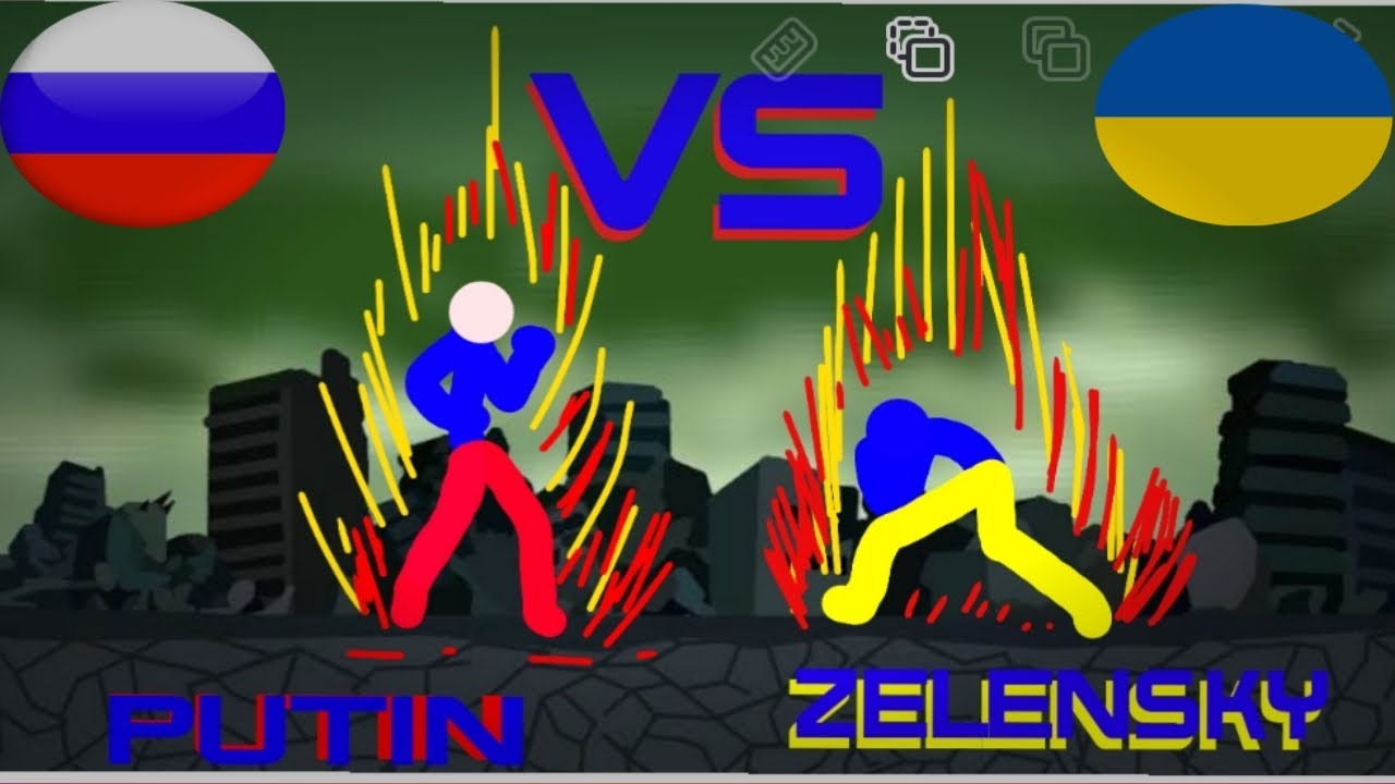 RUSSIAN🇷🇺 VS🇺🇦 UKRAINE stickman fight / flipaclips animation - YouTube