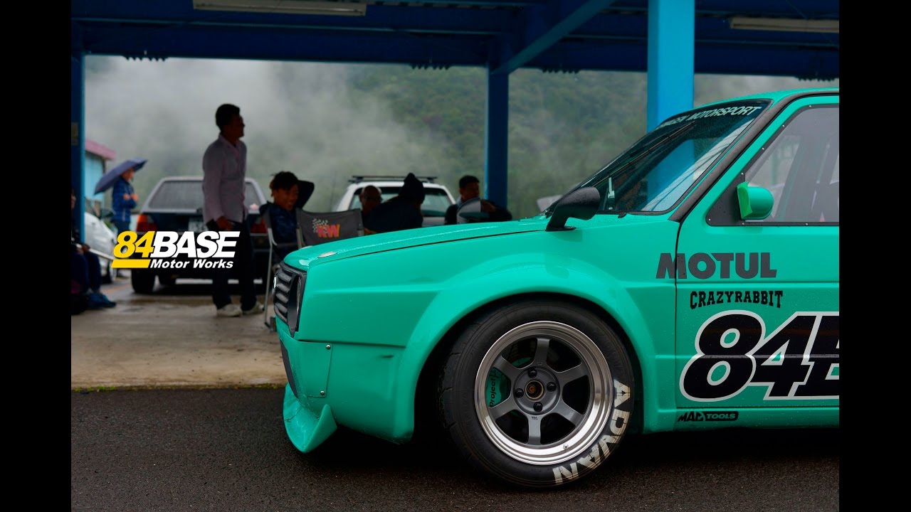 Golf Mk2 for RACE Vol 5 ! - 84BASE - Test run - Wekfest Japan award car ...