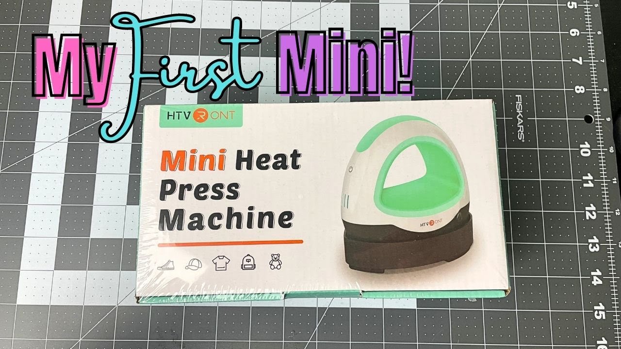 HTV Ront Mini Heat Press Box Opening - YouTube