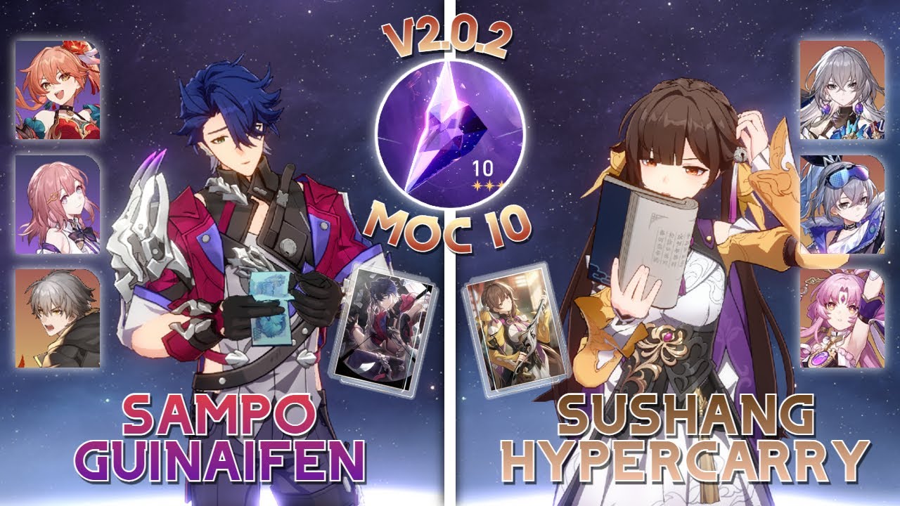 E6 Sampo x E2 Guinaifen & E6 Sushang | MoC 10 | Memory of Chaos v2.0 ...