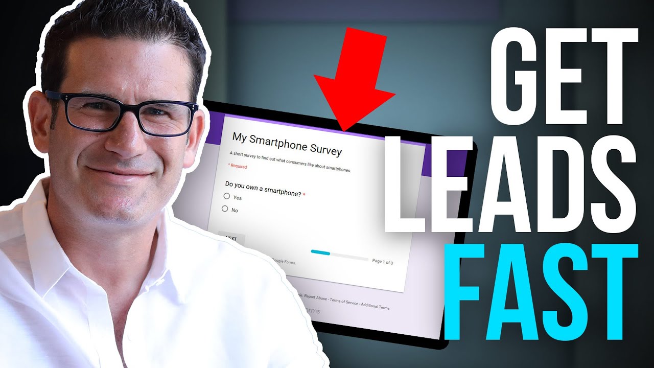 The BEST WAY to get LEADS in your BUSINESS....surveys... - YouTube