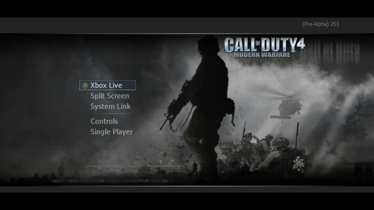 Call of duty 4 Pre Alpha 253 Black Hawk Down easter egg - YouTube