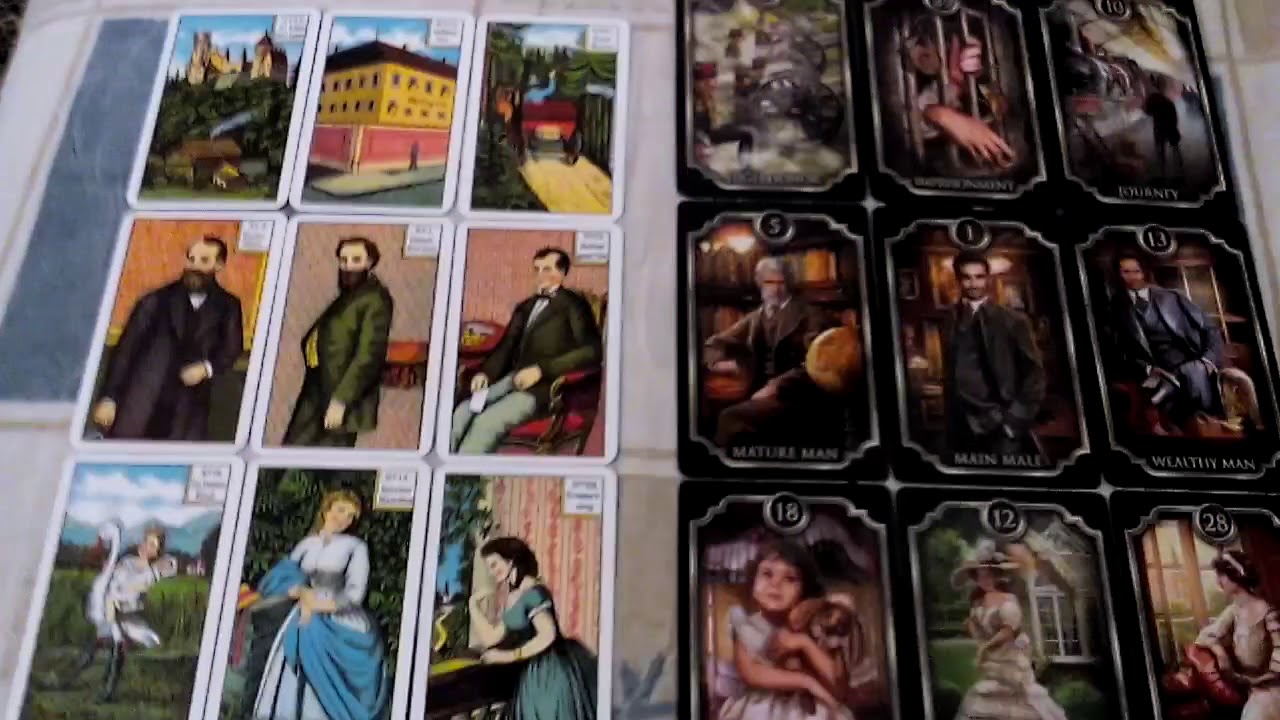 Kipper Cards 9 Cards Spread Plus Comparison - YouTube