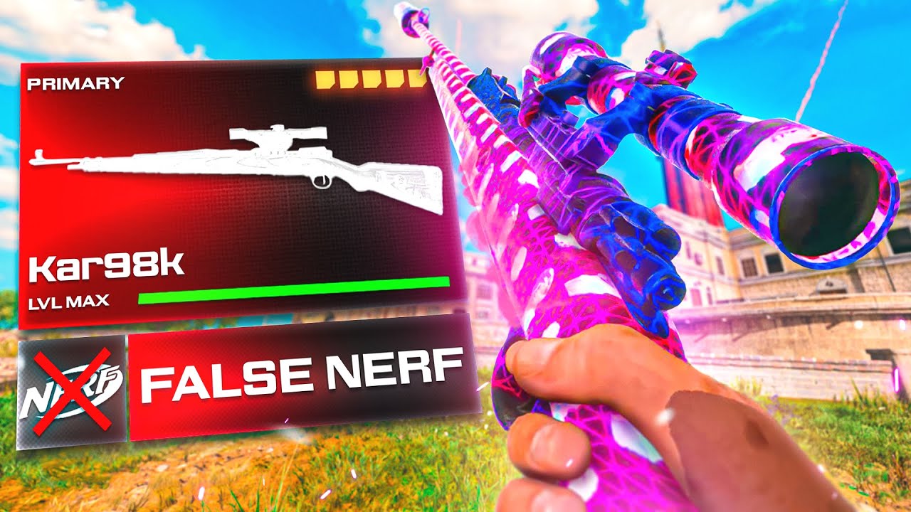 NEW *MAX DAMAGE* KAR98K is PERFECTION on REBIRTH ISLAND 🏝️(AFTER NERF ...