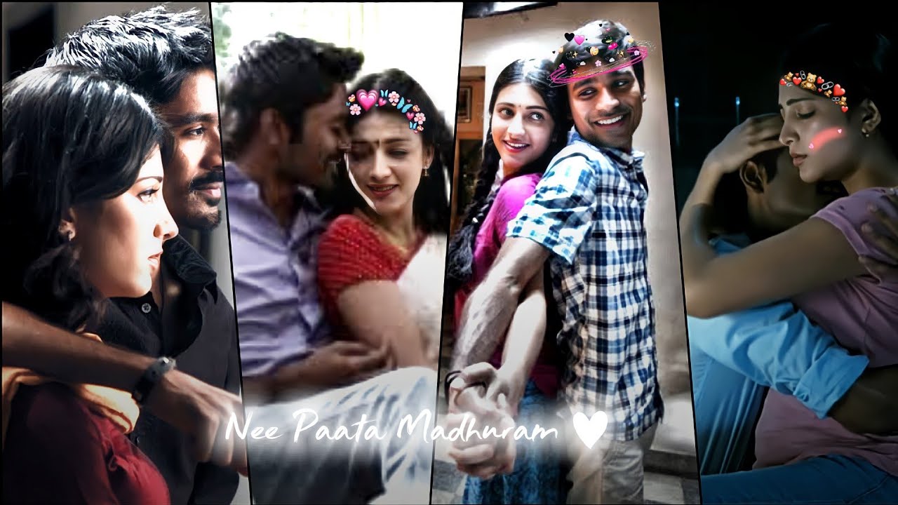 🥰Nee Paata Madhuram efx song Status 🤍 // 3 Movie Status 💌 - YouTube