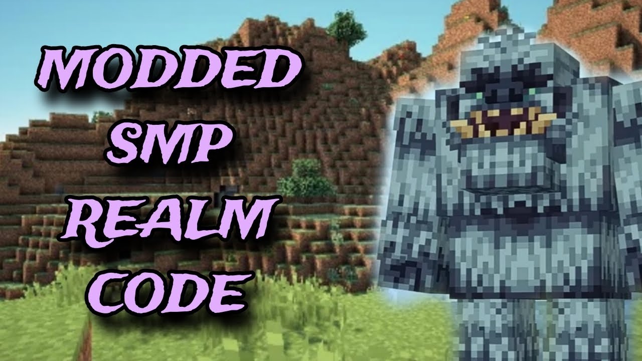 *NEW* BEST MODDED SMP REALM CODE FOR MINECRAFT BEDROCK EDITION! - YouTube