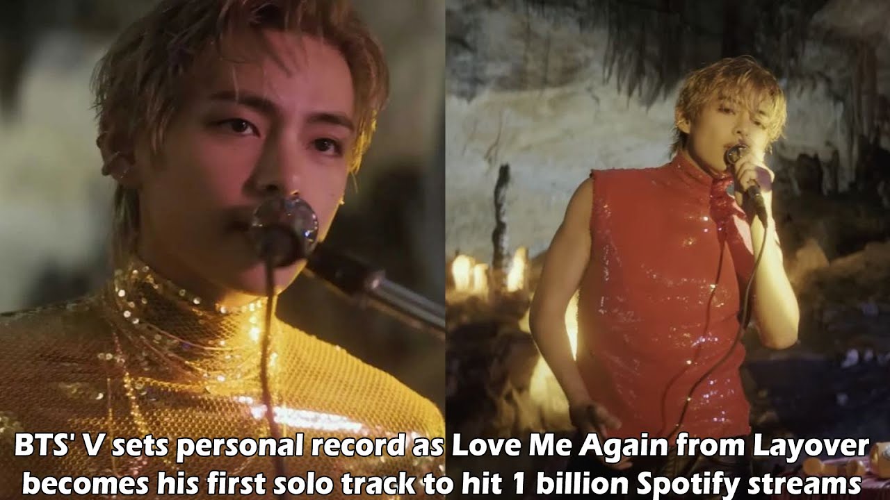 BTS' V Love Me Again from Layover becomes his first solo track to hit 1 ...
