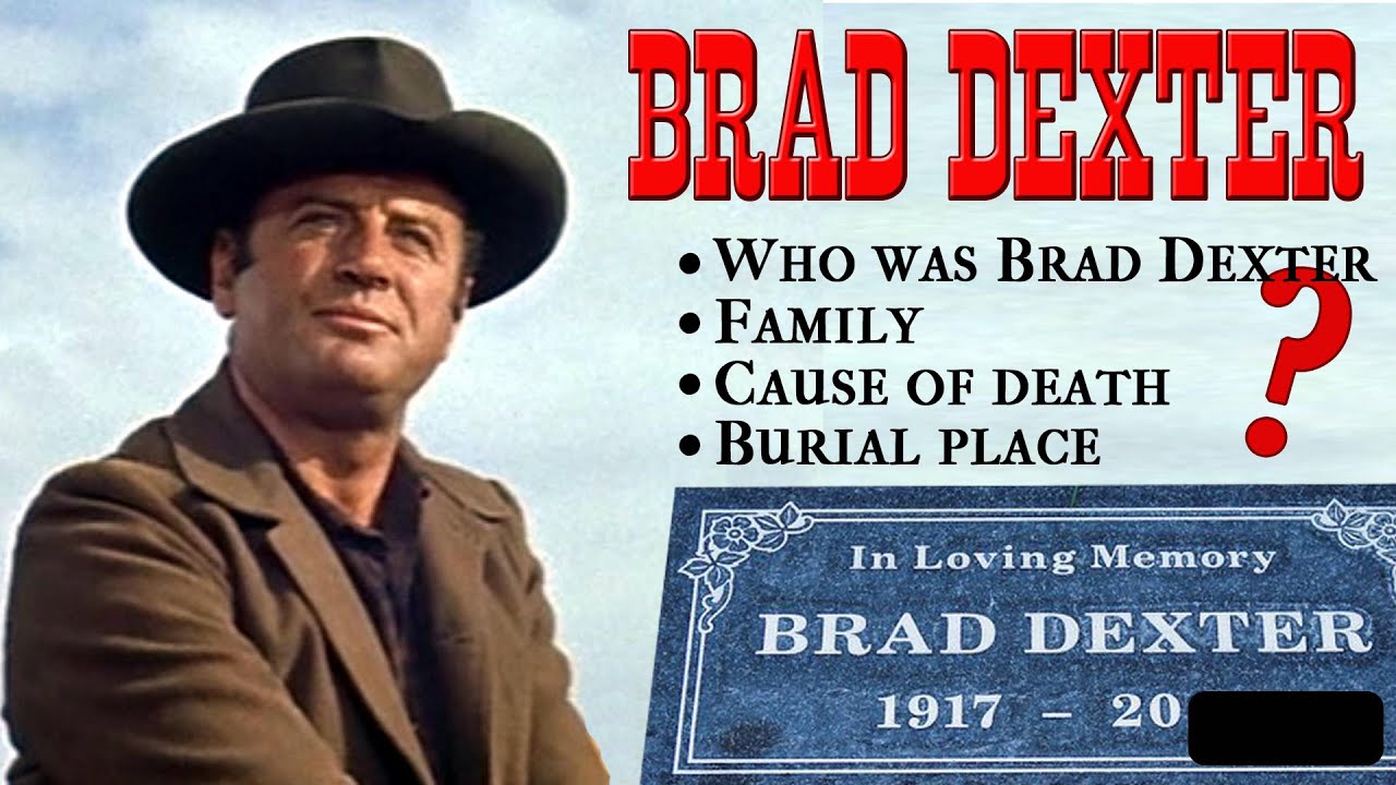 Famous American actor Brad Dexter died on December 12, at age 85 - YouTube