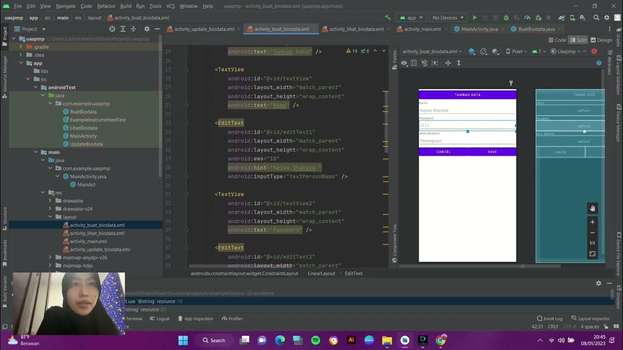 UAS Pemrograman Mobile Web - YouTube