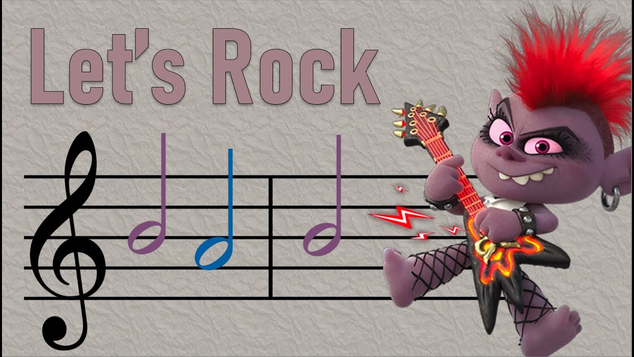 Let’s Rock | Super easy first piece | Notes B & A | Level 1 - YouTube