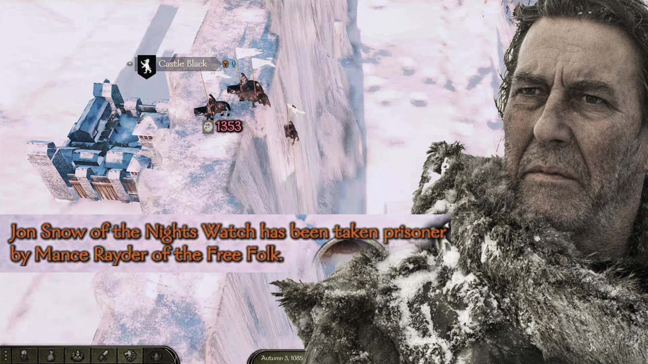 Mance Rayder Climbed the Wall!! - YouTube