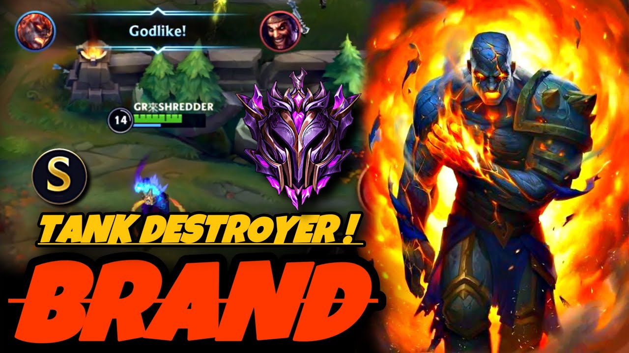 WILD RIFT BRAND : MANY TANKS ? NO WORRIES BURN IT ALL ! | MASTER ELO ...