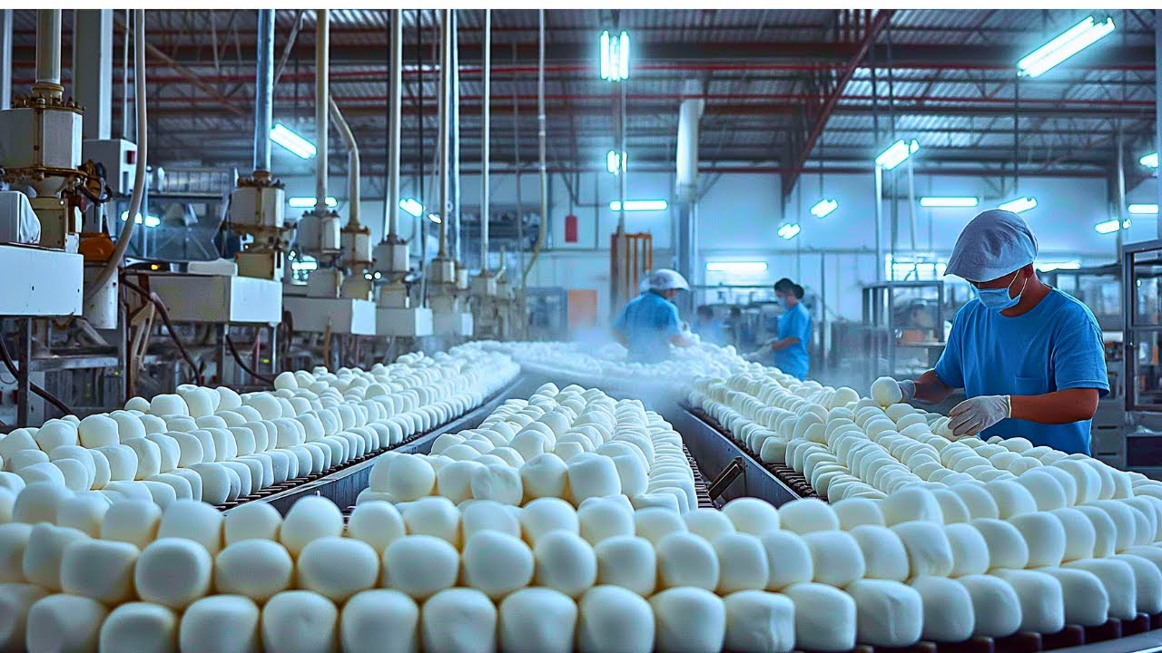 How Marshmallows Are Made: The Sweet Journey from Start to Finish - YouTube