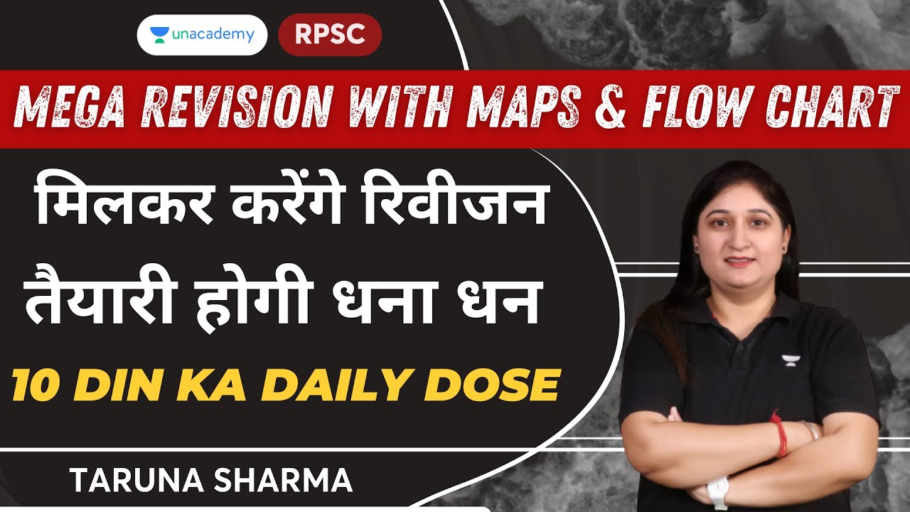 Mega Revision with Maps & Flow Chart | 10 Din ka Daily Dose | Taruna ...