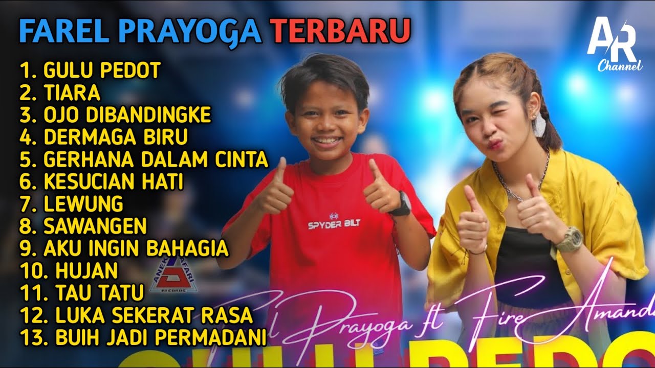 FAREL PRAYOGA FULL ALBUM TERBARU | GULU PEDHOT, OJO DIBANDINGKE, TIARA ...