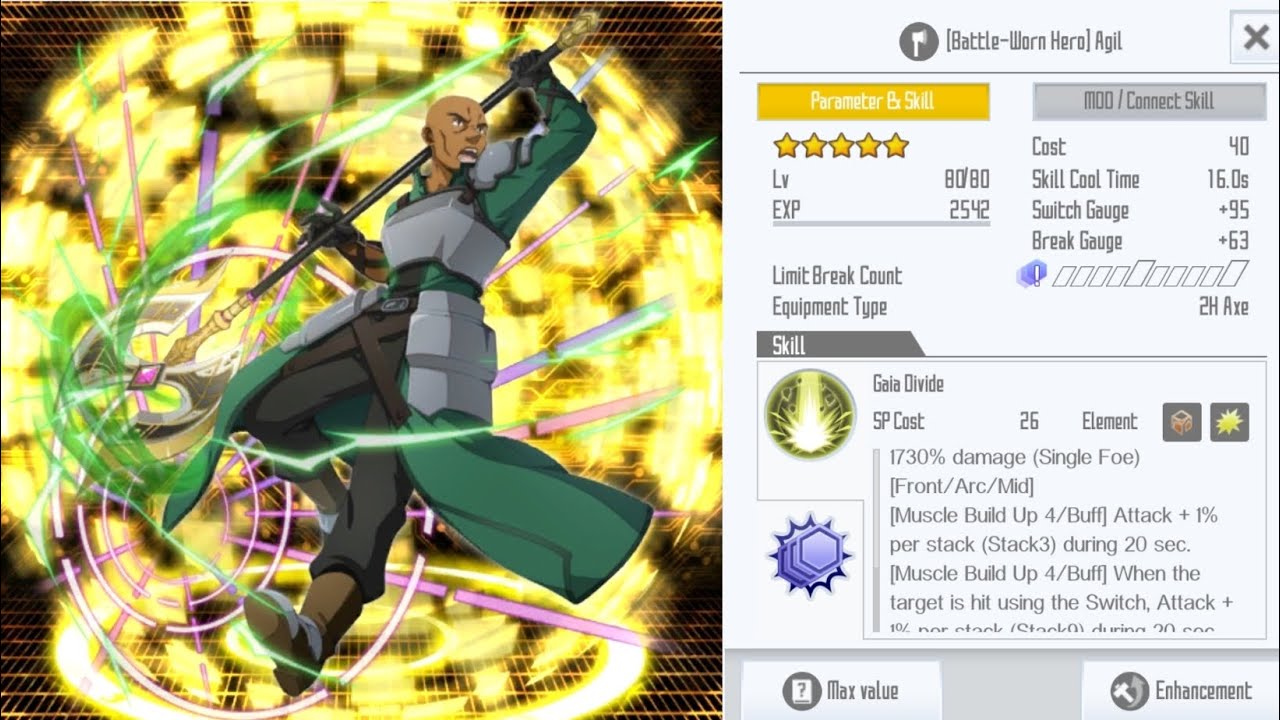 SAOIF Skill test - Battle-Worn Hero (Agil - Accel) - YouTube