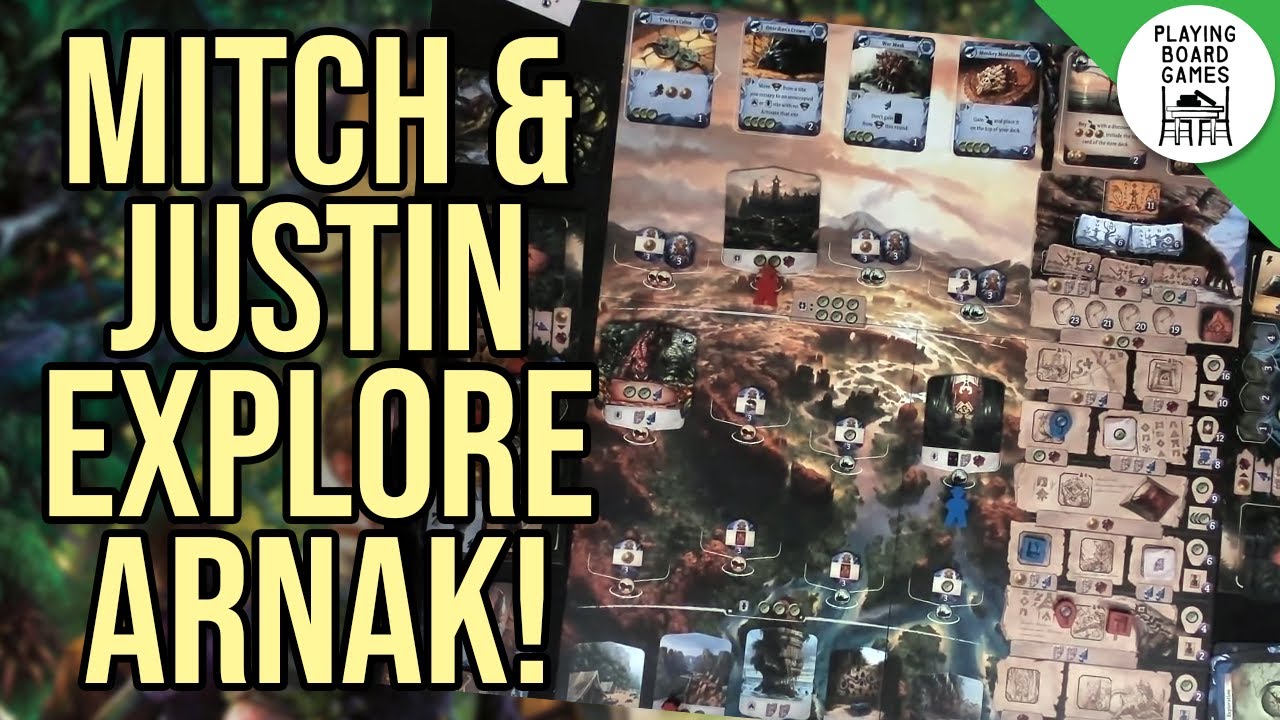 Two manly men explore the LOST RUINS OF ARNAK! (Board Game Gameplay ...