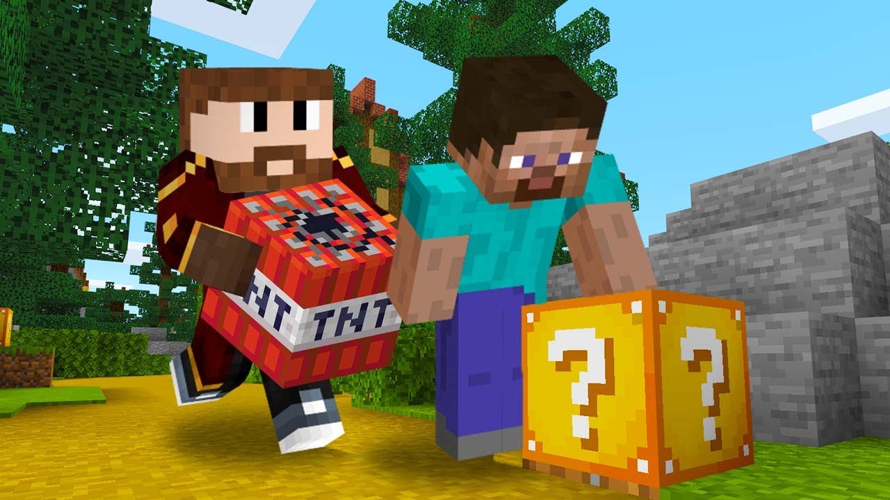 Trolling My Friend With MINECRAFT LUCKY BLOCKS! (Fail Compilation ...