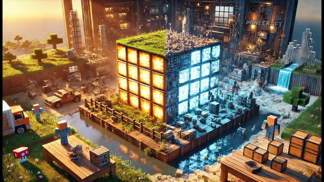 Making Structure of My Mega Base in Minecraft Hardcore Live / Sorting ...