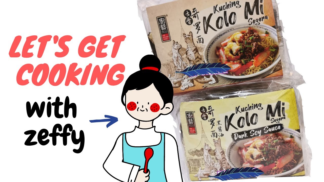 Try to cook Sarawak instant noodle (Kolo mee & Laksa Sarawak) - YouTube