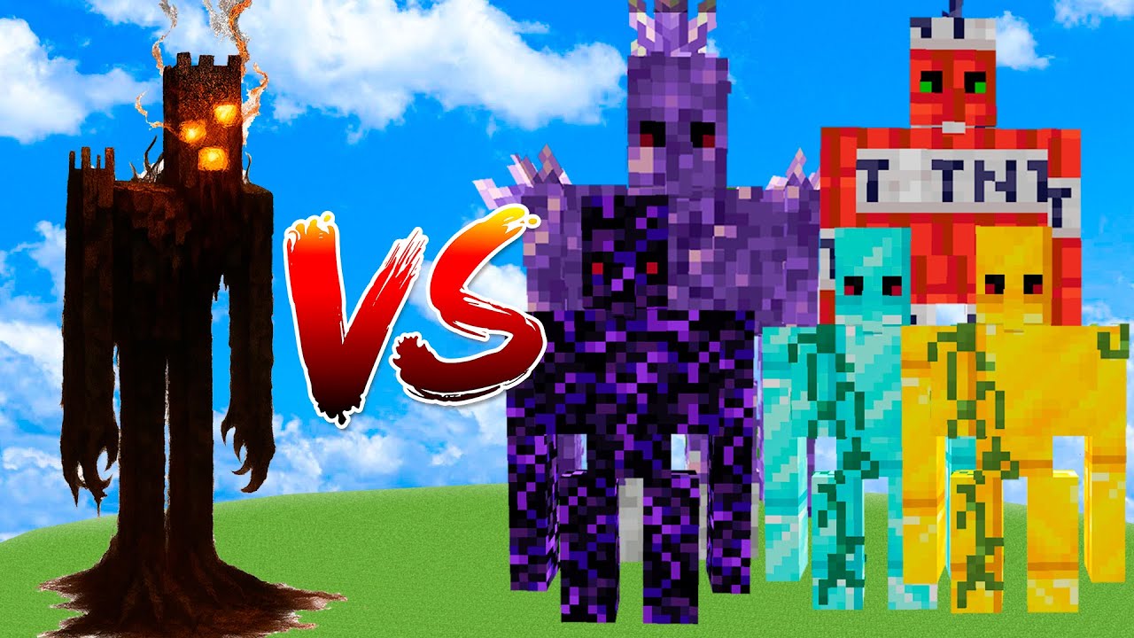 CREAKING BOSS vs ALL GOLEMS | Minecraft Mob Battle - YouTube