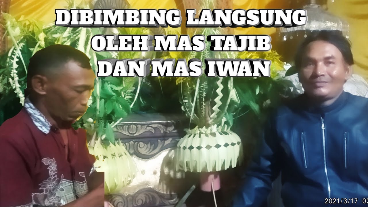 Membuat Gagar Mayang Pengantin | Tradisi Adat Jawa,!!! Yang Tak Akan ...