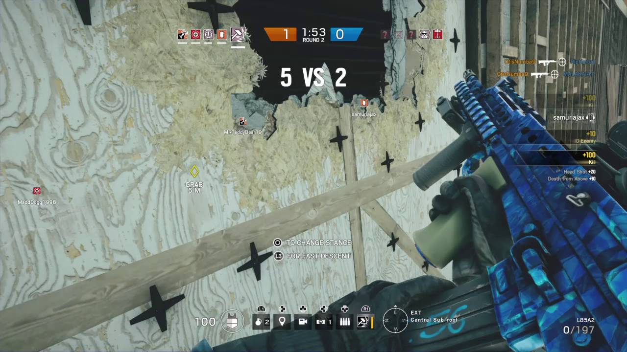 5 Kill Feed On rainbow six siege for the win - YouTube