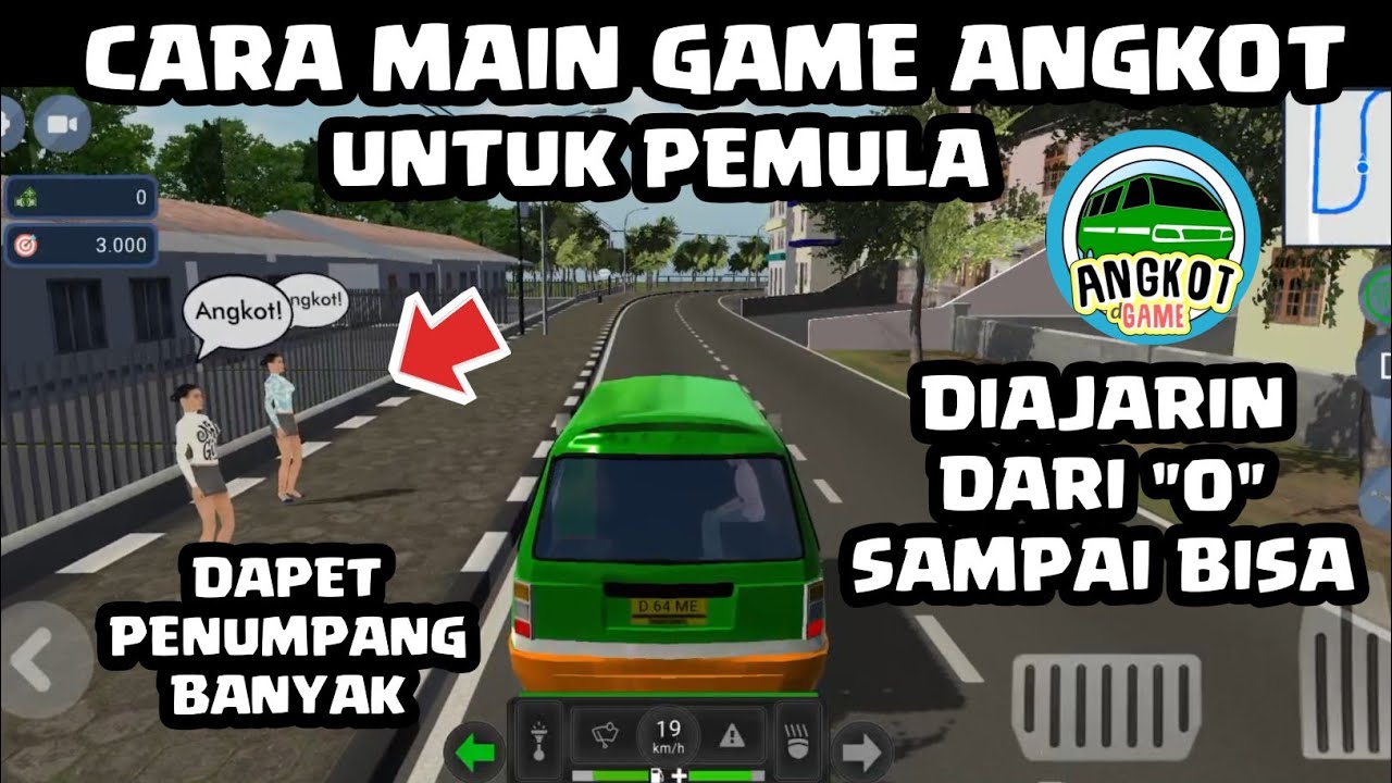 Cara main Angkot d Game pertama kali untuk pemula | tutorial game ...