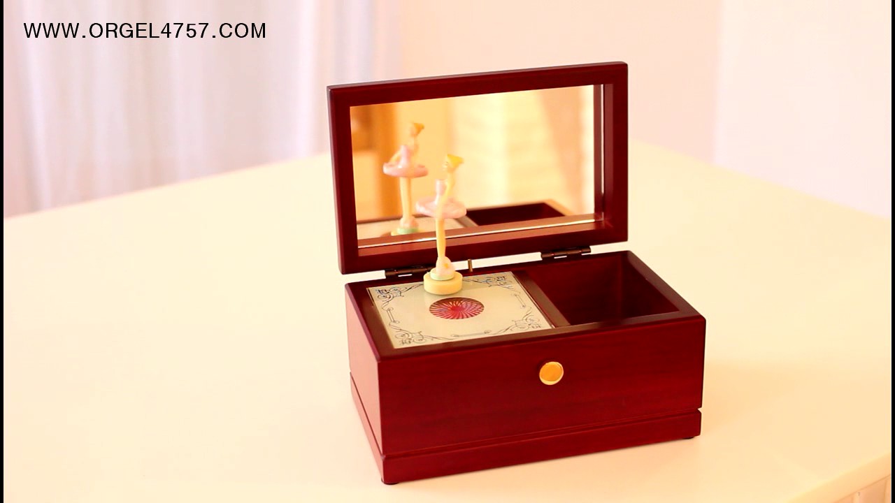 일본 오르골 : 보석함 발레리나 (핑크)(orgel, music box) - YouTube