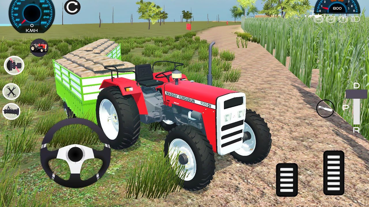 Tractor Simulator 2025 | Modern Farming Tractor Realistic Driving Video ...