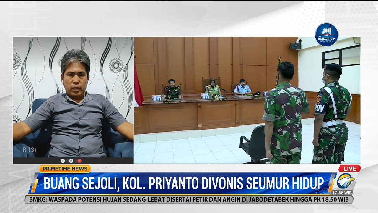 Kolonel Priyanto Divonis Seumur Hidup, Keluarga Korban Merasa Lega ...