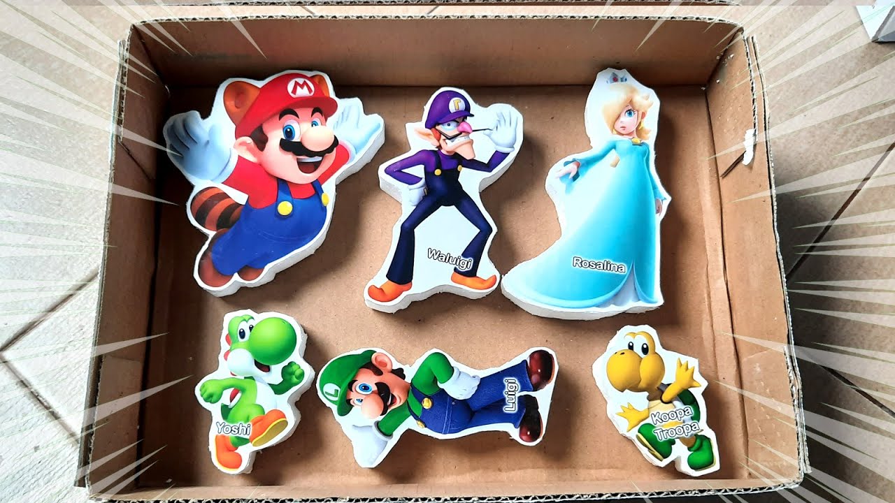 #56 Box Full of Mario Bros v Waluigi Falling asleep with Super Mario ...