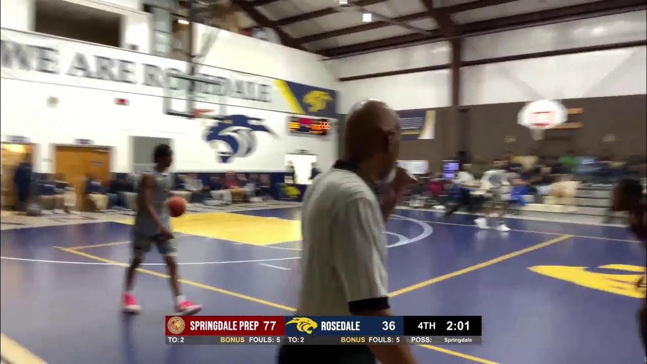 Varsity Boys - Rosedale vs Springdale Prep - YouTube