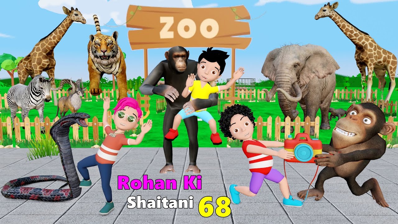 Rohan Ki Shaitani 68 | Zoo Wala Cartoon | Pagal Beta | Desi Comedy ...