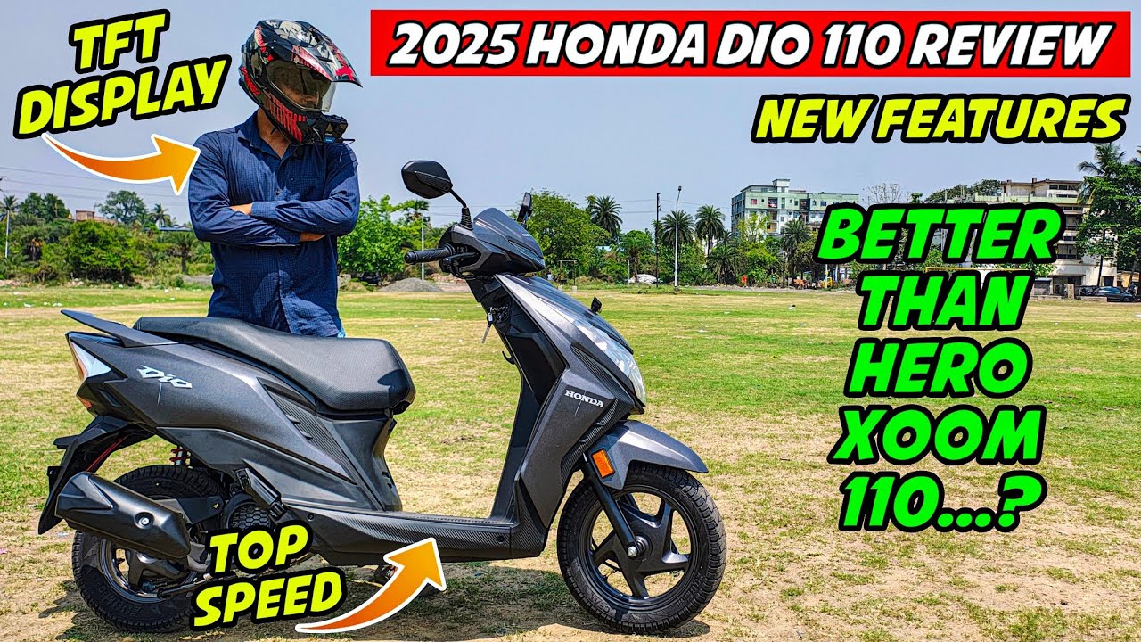 2025 New Honda Dio 110 Review ||TFT Colour Display & Mileage test ...