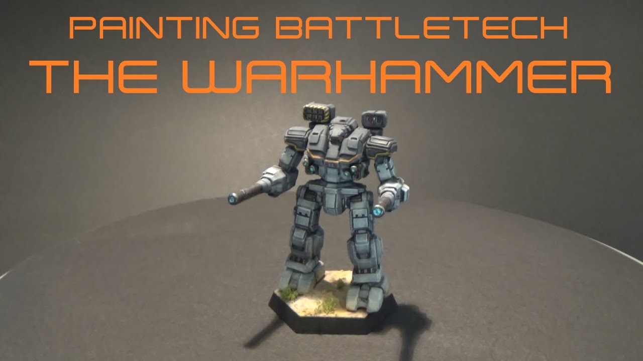 WARHAMMER, Painting Battletech miniatures, custom paint scheme - YouTube