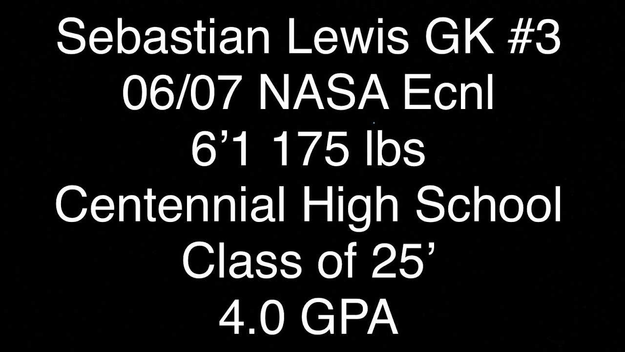 Sebastian Lewis 24-25 season highlights - YouTube