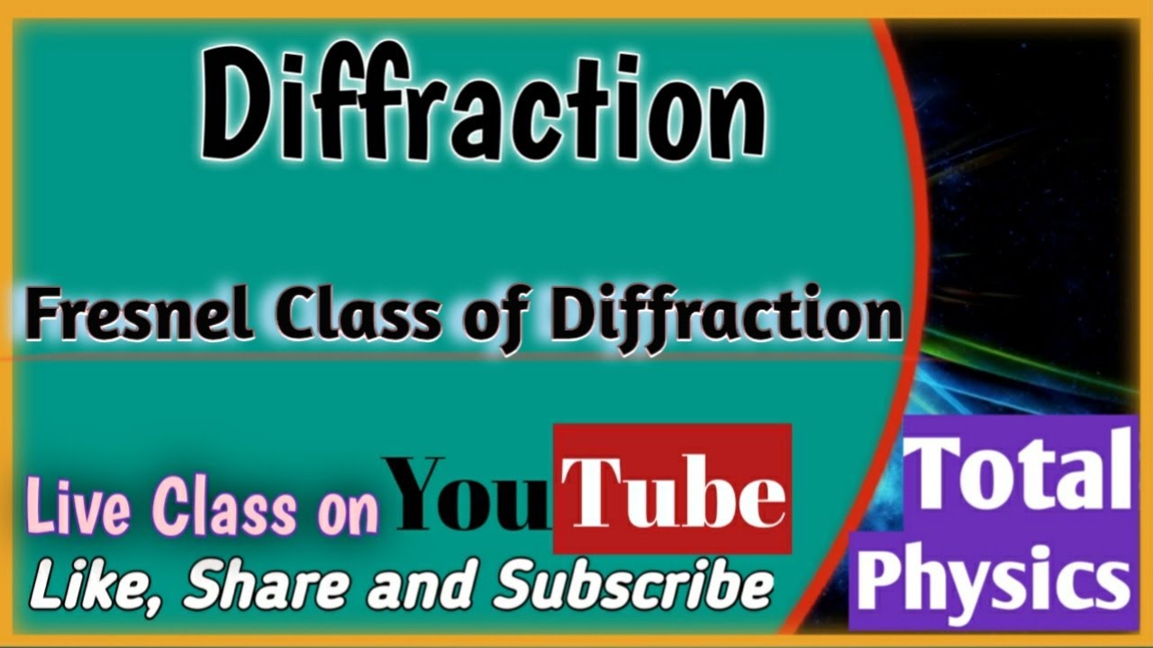 Optics| Fresnel Class of Diffraction| Total Physics - YouTube