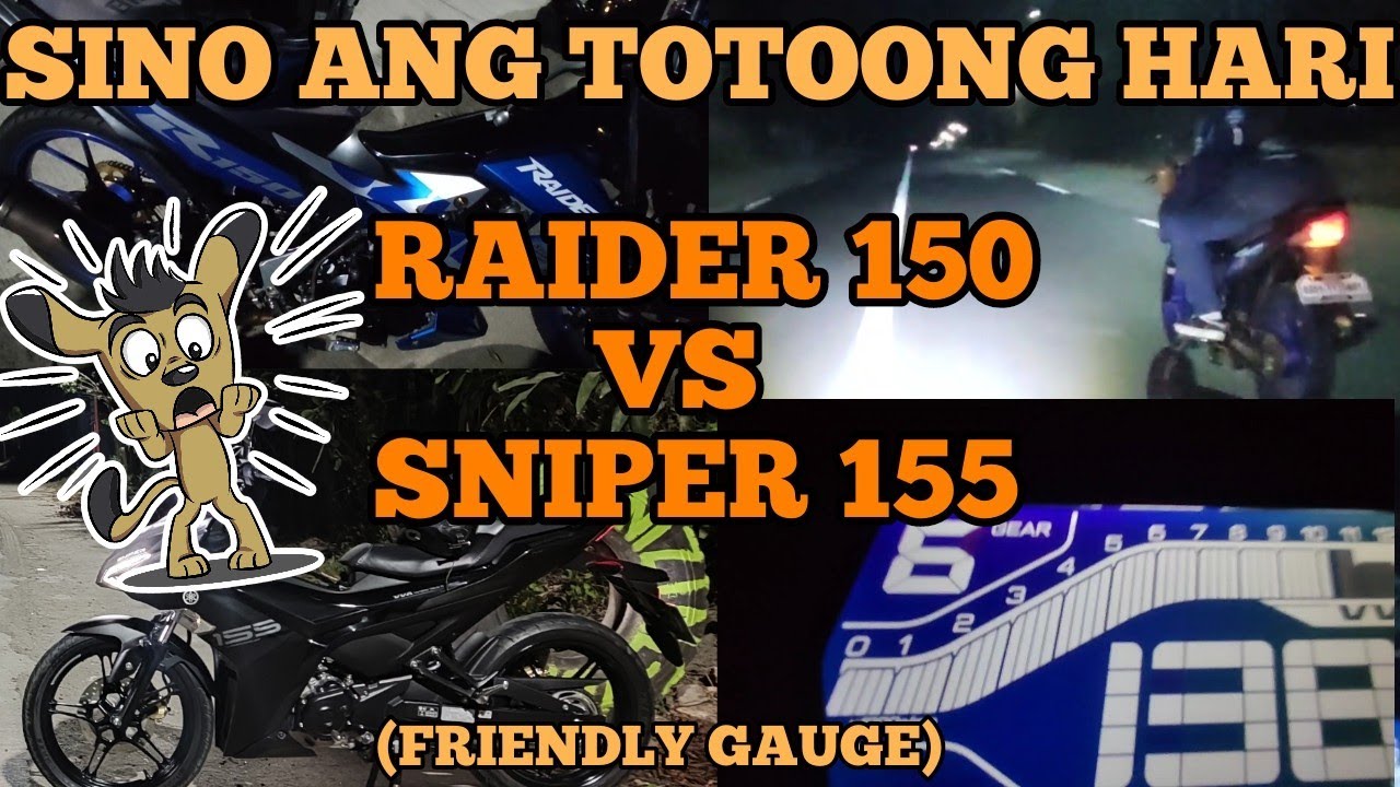 Yamaha Sniper 155vva Chasing The Suzuki Raider Carb 150 Loaded | DRAG ...