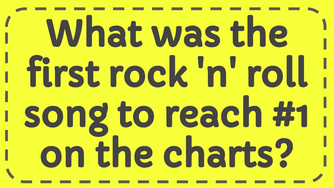 What was the first rock 'n' roll song to reach #1 on the charts? - YouTube