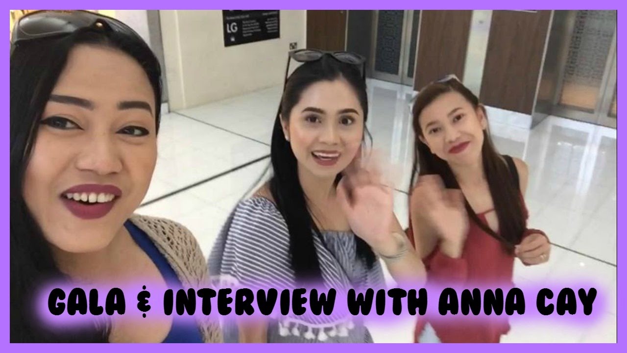 ANNA CAY MINI INTERVIEW IN DUBAI + GALAAN - YouTube